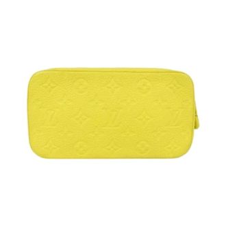 Louis Vuitton Pre-owned Taurillon Monogram Pouch - - Pre-owned - Damen - Gelb - ONE SIZE