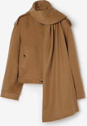 Burberry Veste en cachemire avec écharpe amovible, Size: 02