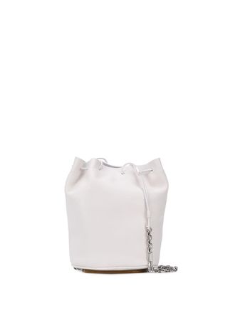 Maison Margiela sac seau &agrave; coutures contrastantes - Blanc