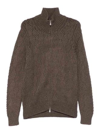 Barba Cardigan - Marron Fonc&eacute;