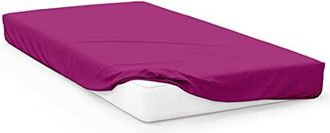 Soleil d'Ocre 911154 Sie Spannbettlaken Baby Baumwolle Cassis 60 x 120 cm