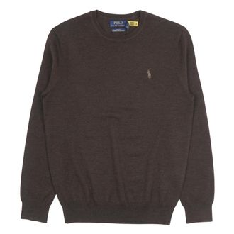 Polo Ralph Lauren Homme, Pulls, Brun, Taille: S Maille ras du cou
