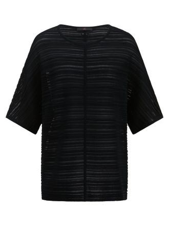 Emilia Lay Rundhals-Pullover Emilia Lay schwarz