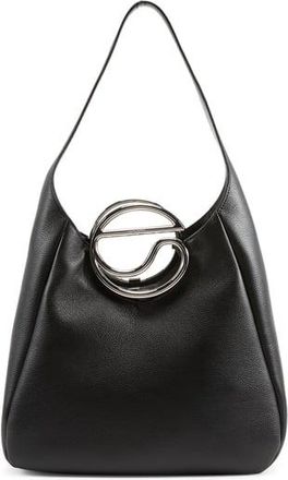 Coperni Sac &agrave; main &agrave; d&eacute;tail logo m&eacute;tallique en cuir grain&eacute;