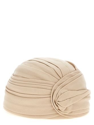 Valentino Garavani Womens Beige Virgin Wool Hat