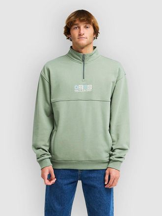 Billabong Burleigh Mock Neck Half-Zip Sweat vert