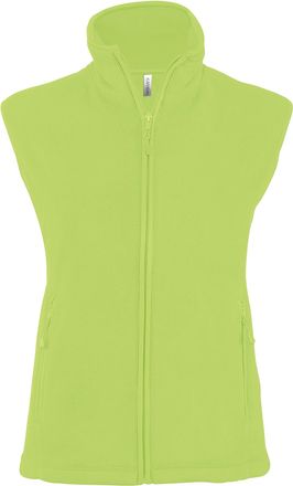 Kariban Damen Bodywarmer Melodie Fleece Weste Grün Lime M