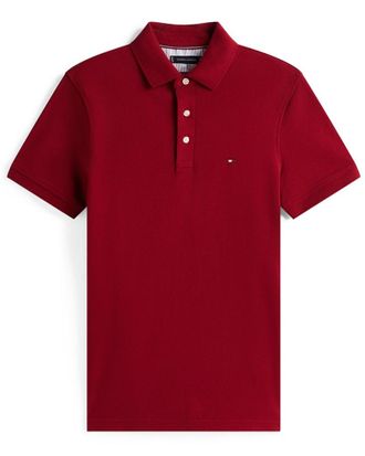 Tommy Hilfiger Piqu&eacute;-Poloshirt Slim Fit 1985 mit Logo-Stickerei in