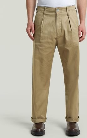 G-Star Pleated Chino Relaxed - Beige - Herren
