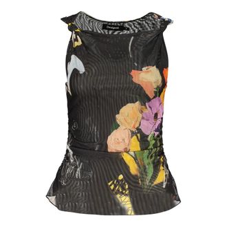 Desigual Bruselas Tank Top - - Tops - Damen - Schwarzk - S