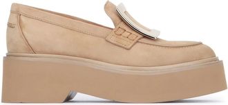 Roger Vivier Loafer - Flat Shoes Leather Brown - Gr. 38 (EU) - in Braun - f&uuml;r Damen