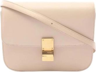 Celine Pre-owned Sac Bandouli&egrave;re Classique Medium - Femme - Pre-owned - Beige - Taille: ONE Size