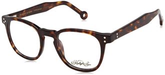 Hally & Son HS778V02 Brille, Tortoise, 50 Unisex Erwachsene, Schildkröte