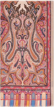 Etro Etro Schal Mit Cashmere Und Seide rosa