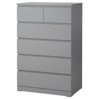 IKEA MALM Kommode mit 6 Schubladen