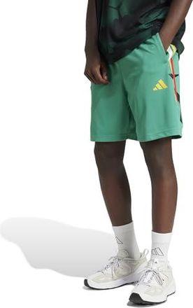 adidas Short House of Tiro Nations Pack pour homme, Vert semi-court/or foncé/vert surf, L