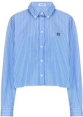 Miu Miu Chemise ray&eacute; en coton