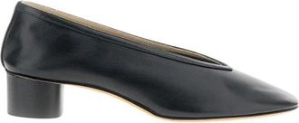 Le Monde Beryl Dekollet&eacute; mit niedrigem Blockabsatz - - Shoes - Damen - Schwarzk - 36 EU