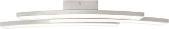 Brilliant Lampe Elaine LED Wand- und Deckenleuchte 3flg nickel matt