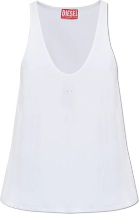 Diesel Geripptes Top T-Ipsya-Lkds - - Tops - Damen - Wei&szlig; - M