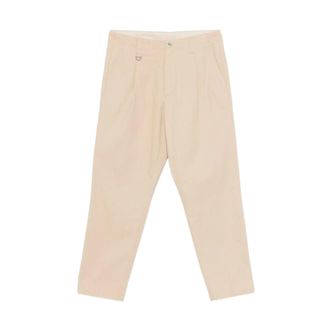Paolo Pecora Homme, Pantalons, Beige, Taille: L Pantalon Chino