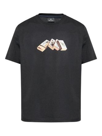 Paul Smith t-shirt à imprimé graphique - Noir
