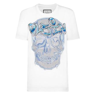 Philipp Plein Skull T-Shirt - - Tops - Damen - Wei&szlig; - S