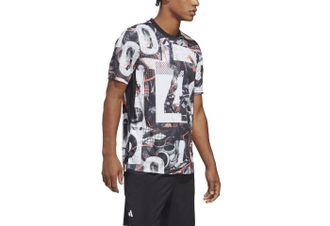 adidas Performance T-Shirt Club Graphic Tee weiss Herren