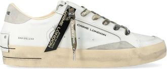 Crime London Homme, Chaussures, Blanc, Taille: 40 EU Sk8 Deluxe