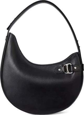 Lauren Ralph Lauren torba buckle-detail shoulder bag - Schwarz
