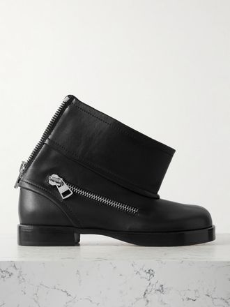 J.W.Anderson Ankle Boots Aus Leder Mit Reißverschlüssen - Schwarz
