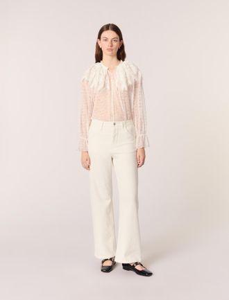 Maje Jeans Mit Carpenter-schnitt - Wei&szlig; - Gr&ouml;&szlig;e 38 - Maje