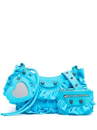Balenciaga Le Cagole XS Schultertasche - Blau