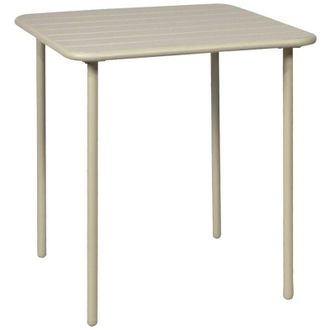 Sweeek Gartentisch aus Stahl 2 Pl&auml;tze