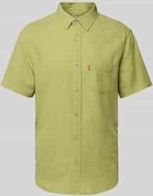 Levi's Freizeithemd aus Leinen-Viskose-Mix mit Baumwoll-Anteil