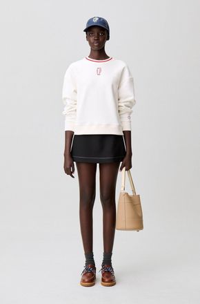 Claudie Pierlot Sweatshirt mit CP-Stickerei