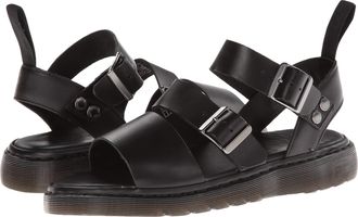 Dr. Martens Shore Reinvented Gryphon Unisex-Erwachsene Sandalen, Schwarz, 36 EU
