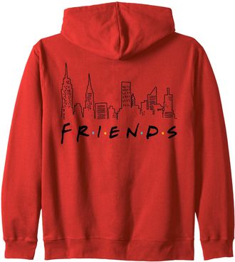 Friends TV-Show Skyline Logo NYC Vintage-Fansitcom Geek aus den 90ern Kapuzenjacke