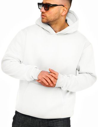 Behype. Herren Oversize Hoodie Kapuzenpullover Einfarbig Basic Heavy Blank Pullover Unifarben Kapuzen-Sweatshirt (DE/NL/SE/PL, Alphanumerisch, XXL, Regular, R