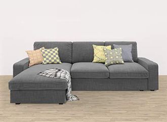 Bonamaison Le Jardin du Lin Kissenh&uuml;llen, Cotton, Mehrfarbig, 45x45