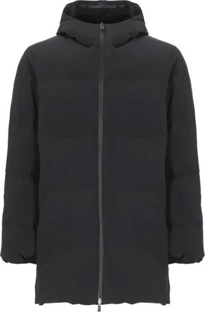 Herno Homme, Manteaux, Noir, Taille: XL Doudoune Noire Matelassée avec Capuche