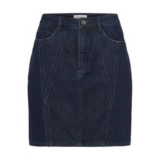 Kaffe Femme, Jupes, Bleu, Taille: 46 FR KAeloise Denim Skirt