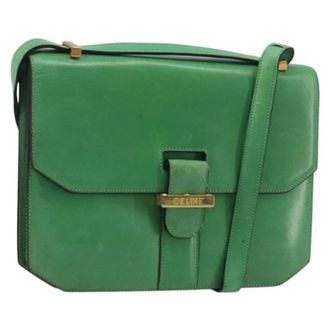 Celine Pre-owned Vintage Schultertasche - - Pre-owned - Damen - Gr&uuml;n - ONE SIZE