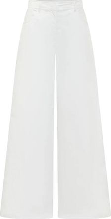 Msgm M. S.G. M. Pantalons D&eacute;contract&eacute;s - Blanc