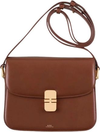 A.P.C. A.p.c., Femme, Sacs, Brun, Taille: ONE Size Grace Bag
