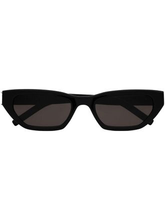 Saint Laurent Eyewear lunettes de soleil SL M126 &agrave; monture papillon - Noir