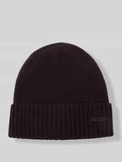 HUGO BOSS Mütze aus reiner Schurwolle