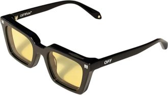Off-white unisex, Accessoires, Noir, Taille: 51 MM Lunettes de soleil Reno