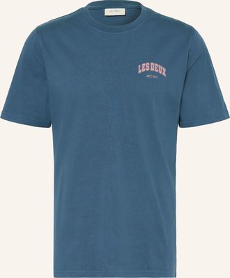 Les Deux T-Shirt Brady blau