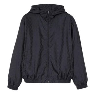 Gucci GG Nylon Zip Jacket - - Jackets - Herren - Blau - L